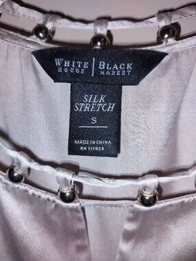White House Black Market | Tops | White House Black Market Silk Blouse ...